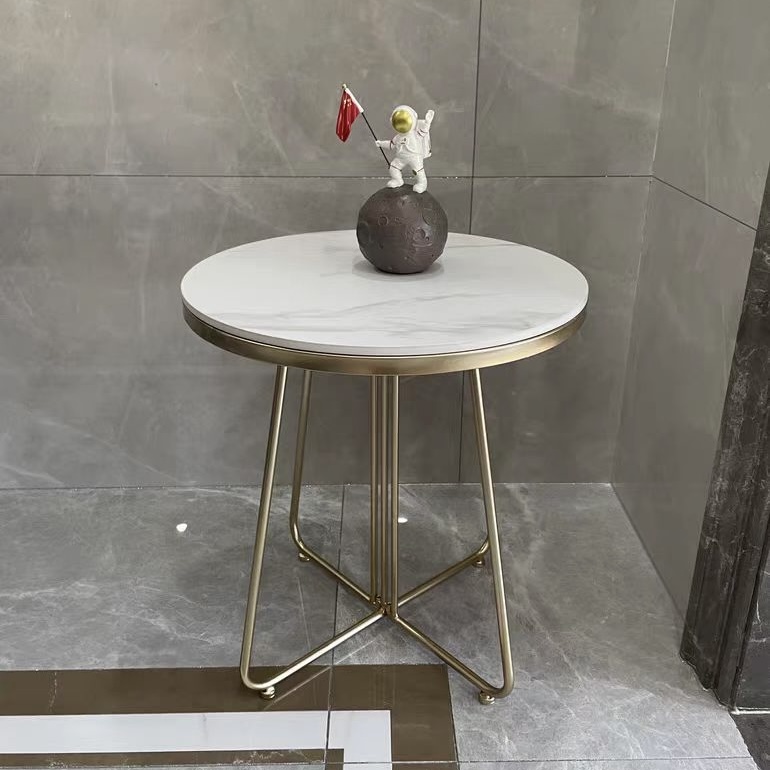 Tavoline Rrethore | Mermer & Metalike